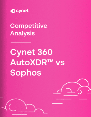 Cynet Vs Sophos - Cynet 360 AutoXDR™️